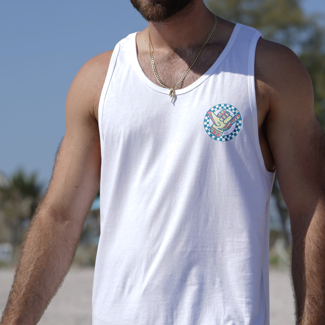 Drinking in Paradise Men's Tank | Shaka Kai