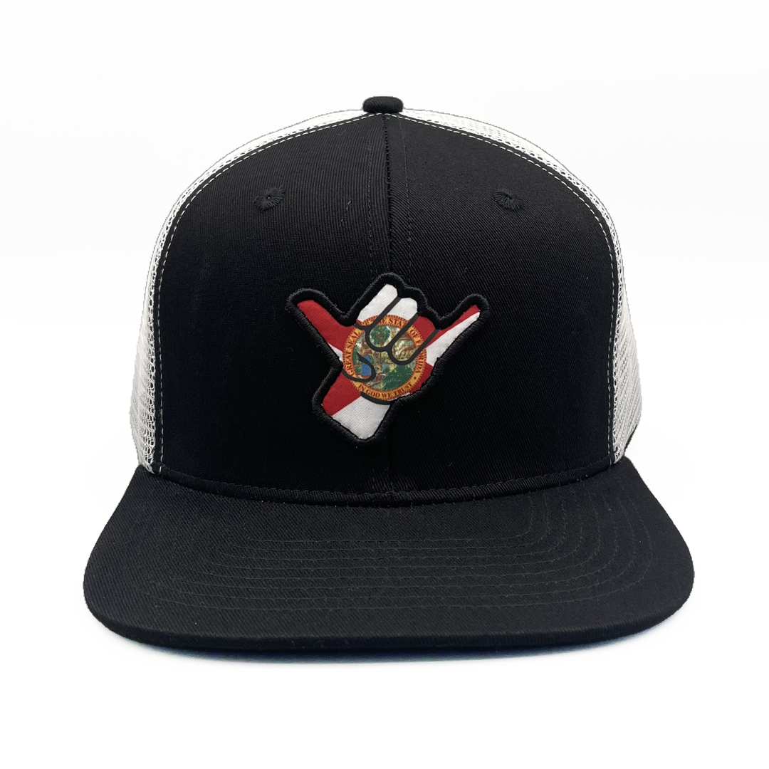 Florida Semi Curved Brim Trucker Hat | Shaka Kai