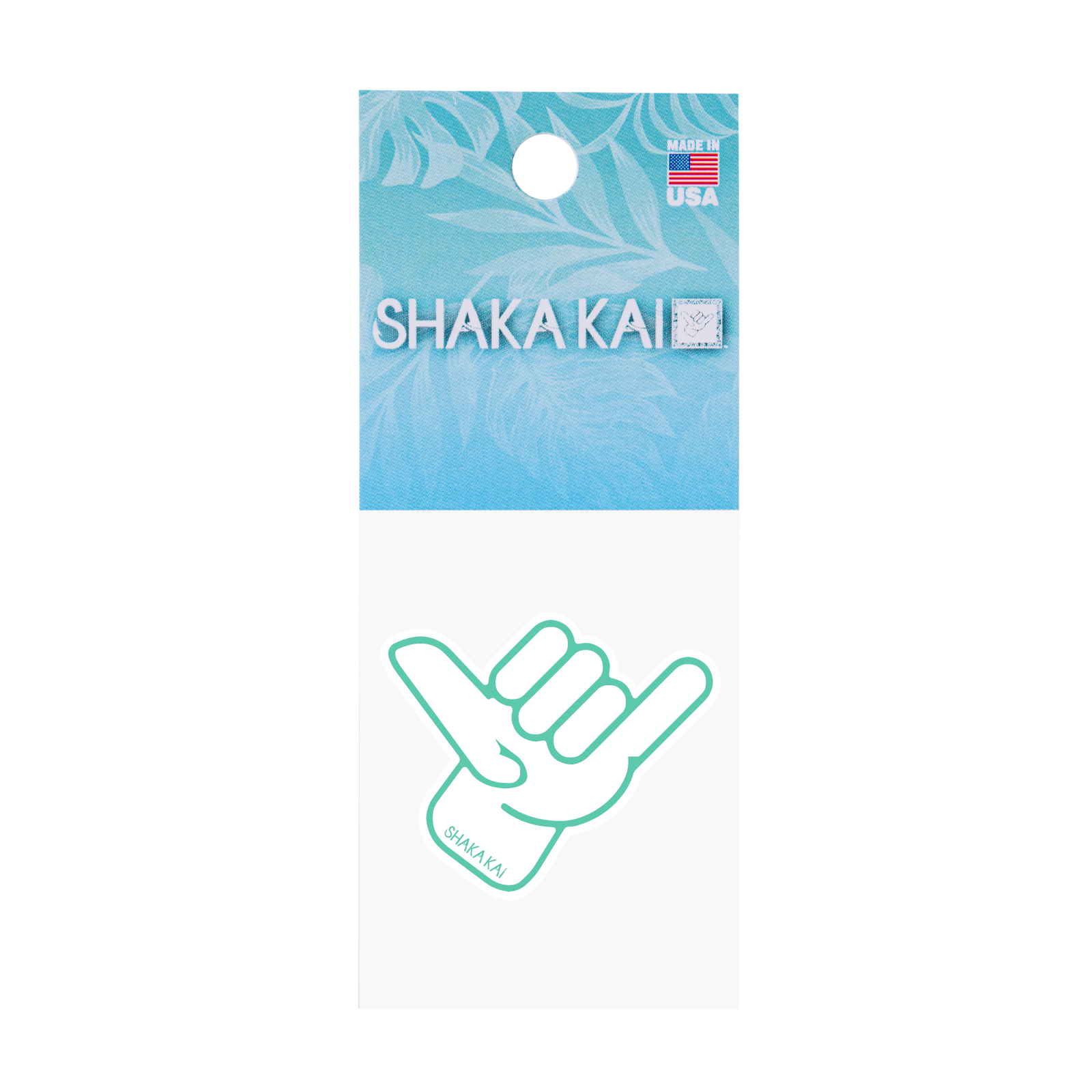 2" Outline Shaka Kai Hand Dizzler With Logo