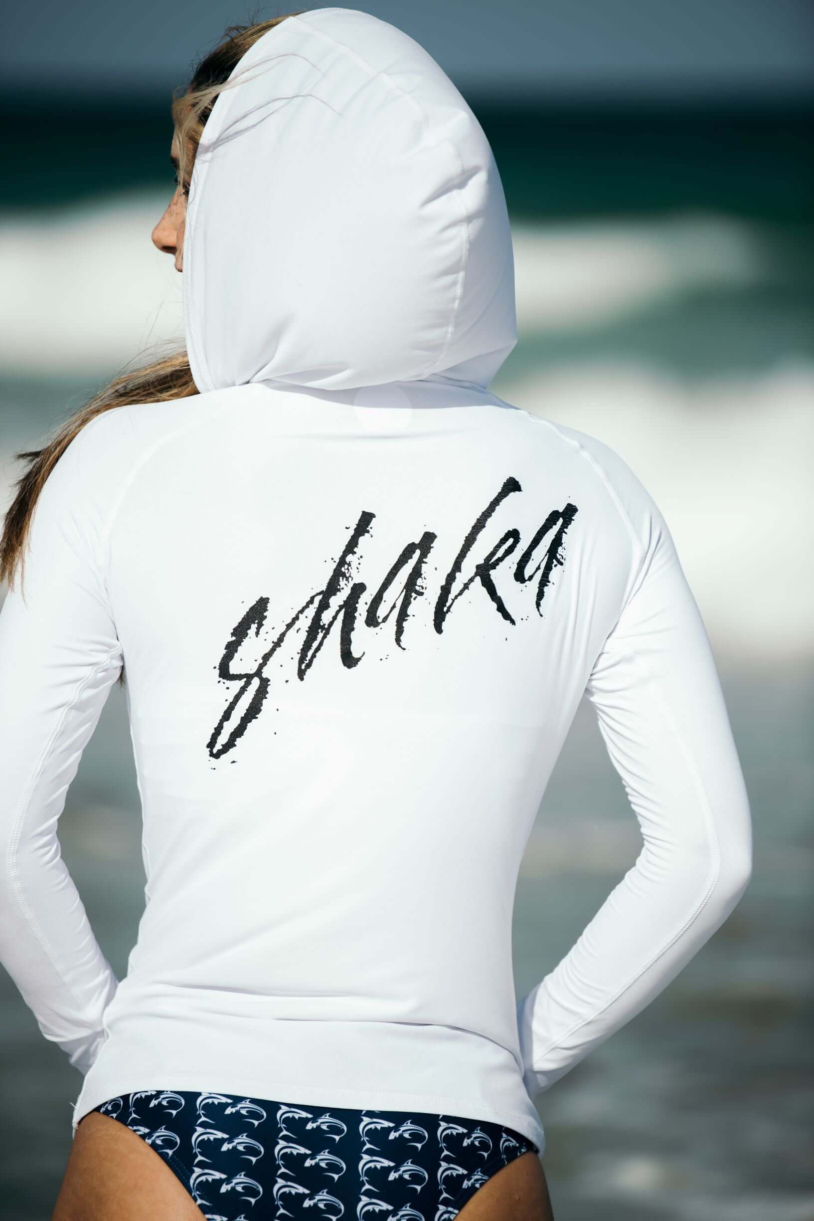 Spray Painted Shaka Performance Hoodie | Shaka Kai